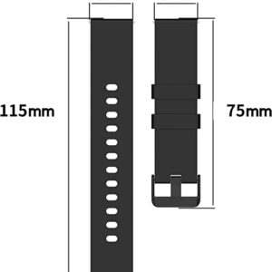 10-PACK Bands Compatible for Donerton P22 P32 P36/KALINCO P22 Replacement Watch Straps 20MM Classic Soft Silicone Breathable Quick Fit Wristband for Donerton & KALINCO P22 Smartwatch for Women Men