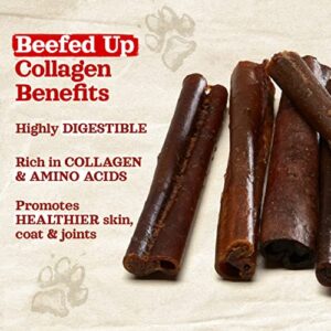 Natural Farm Bully Coated Gourmet Collagen Sticks (4 Inch, 10 Pack), Real Bully Beef Coated, 95% Natural Collagen Dog Chews, Supports Healthy Joints, Skin & Coat - Best for Small & Medium Dogs