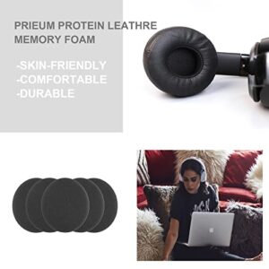 Replacement Earpads Compatible with Beats Solo 2 & Solo 3 Wireless On-Ear Headphones, Soft Memory Foam and Protein Leather Headset Ear Cushion Cover,Stronger Adhesive