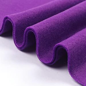 YYCRAFT 2 Yards Thick Soft Felt by The Yard Fabric 38 Inch Wide DIY Arts & Crafts Sewing-Purple