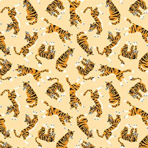 Stesha Party Tiger Wrapping Paper Funny Present Gift Wrap Folded Flat 30 x 20 Inch, 3 Sheets