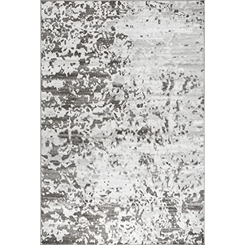 nuLOOM Meaghan Contemporary Abstract Area Rug, 3' x 5', Grey