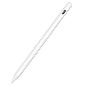 stylus pen for ipad 9th 10th gen, palm rejection apple ipad pencil 2nd generation for ipad pro 11/12.9 3/4/5 gen, ipad mini 5/6, ipad 6/7/8, ipad air 3/4/5, apple pen for ipad 2018-2022, white