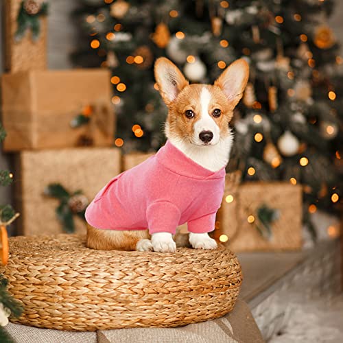 Warm Fleece Vest Dog Sweater，Stretchy Pullover Fleece Dog Jacket Winter Dog Coat Apparel, Dog Anxiety Relief Onesie Shirts Pajamas Pet Sweatshirt Cold Weather Clothes for Small Medium Large Dogs Cats