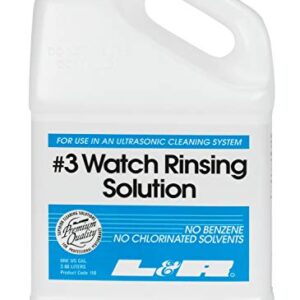 L And R #111 Ultrasonic Waterless Watch Cleaning and #3 Watch Rinsing Solution