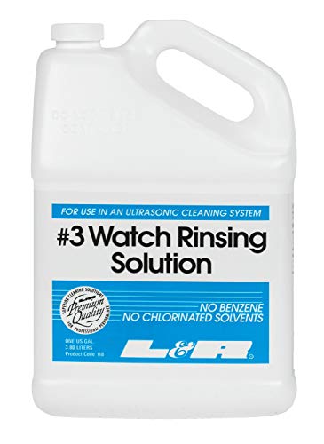 L And R #111 Ultrasonic Waterless Watch Cleaning and #3 Watch Rinsing Solution