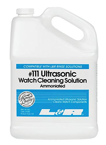 L And R #111 Ultrasonic Waterless Watch Cleaning and #3 Watch Rinsing Solution