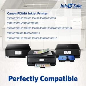 INK E-SALE Compatible 280 281 XXL Ink Cartridge Replacement for Canon PGI-280XXL CLI-281XXL 280XXL 281XXL Ink Cartridge 3-Packs Black Combo for use with Canon Pixma TS8120 TS9120 TS8220 TS9100 TS9520