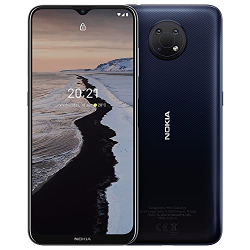 Nokia G10 | Android 11 | Unlocked Smartphone | 3-Day Battery | Dual SIM | US Version | 3/32GB | 6.52-Inch Screen | 13MP Triple Camera | Polar Night (Renewed)