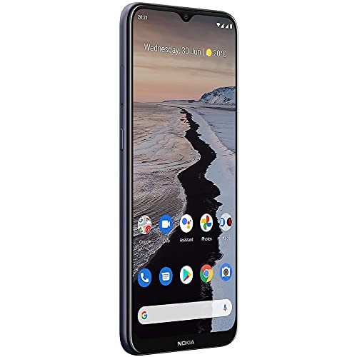 Nokia G10 | Android 11 | Unlocked Smartphone | 3-Day Battery | Dual SIM | US Version | 3/32GB | 6.52-Inch Screen | 13MP Triple Camera | Polar Night (Renewed)