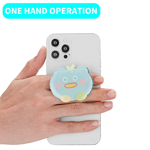 Expandable Phone Grip Handle Smartphone Finger Holder Grip Bracket Support Adjustable Stand Cute Cartoon Lovely Bear Chick Design Kawaii Anime Animal