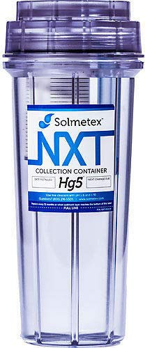 Solmetex NXT Hg5 Collection Container with Recycle Kit (NXT-Hg5-002CR) for Solmetex Amalgam Separator Maintenance Free for Dental Office