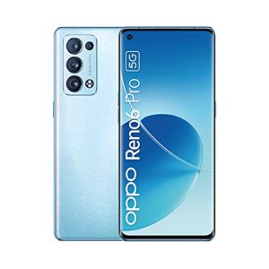 oppo reno 6 pro 5g cph2247 dual sim 12gb ram 256gb storage snapdragon 870 eu/uk global model factory unlocked - artic blue