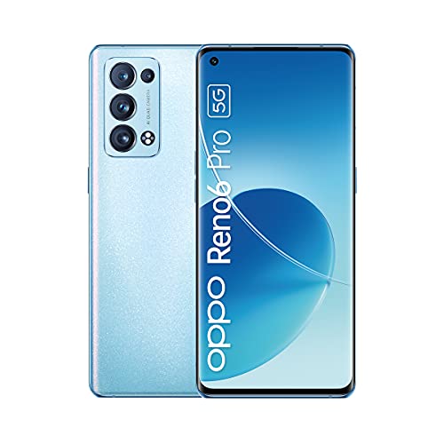 OPPO Reno 6 PRO 5G CPH2247 Dual SIM 12GB Ram 256GB Storage Snapdragon 870 EU/UK Global Model Factory Unlocked - Artic Blue