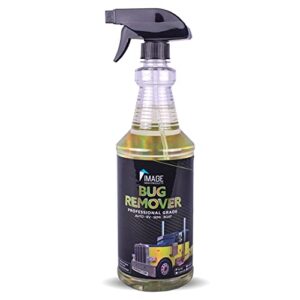 image wash products bug remover - 32oz sprayer - rv/car/truck bug remover – bug protein remover for car detailing - rv maintenance products - polished aluminum & chrome safe