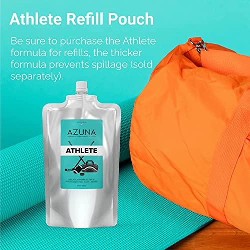 Azuna All-Natural Odor Remover Gel, Large Gym Bag | Air Purifier with Tea Tree Oil | Plant-Based & Long Lasting | For Smoke, Pet Odor & Strong Odors | Athlete, 8 oz.