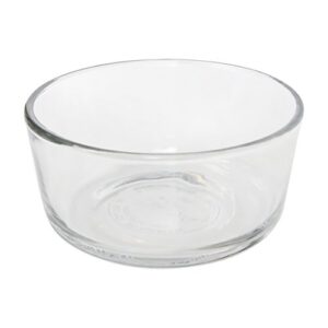 Pyrex (4 7200 Glass Dishes & (4) 7200-PC Nouveau Pink Lids