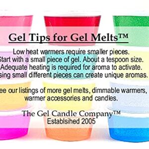 3 Pack of MID SUMMER'S NIGHT INSPIRED aroma Long Lasting Gel Melts™ gel wax for Warmers and Burners PEEL, MELT, ENJOY