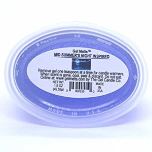 3 Pack of MID SUMMER'S NIGHT INSPIRED aroma Long Lasting Gel Melts™ gel wax for Warmers and Burners PEEL, MELT, ENJOY