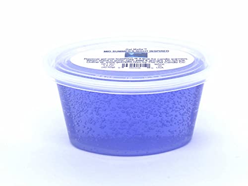 3 Pack of MID SUMMER'S NIGHT INSPIRED aroma Long Lasting Gel Melts™ gel wax for Warmers and Burners PEEL, MELT, ENJOY