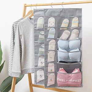 GUAGLL Household Wardrobe Storage Bag for Bra Panties Socks Non-Woven Storage Wall Hanging Bag