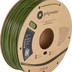 Polymaker ASA Filament 1.75mm Army Green ASA, 1kg Heat Resistant Weather Resistant ASA 1.75 Cardboard Spool - PolyLite ASA 3D Printer Filament Army Green, Perfect for Printing Outdoor Functional Parts