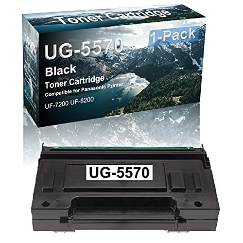 1-Pack Compatible High Yield UF-7200 UF-8200 Laser Printer Toner Cartridge Replacement for Panasonic UG-5570 Printer Cartridge (Black)