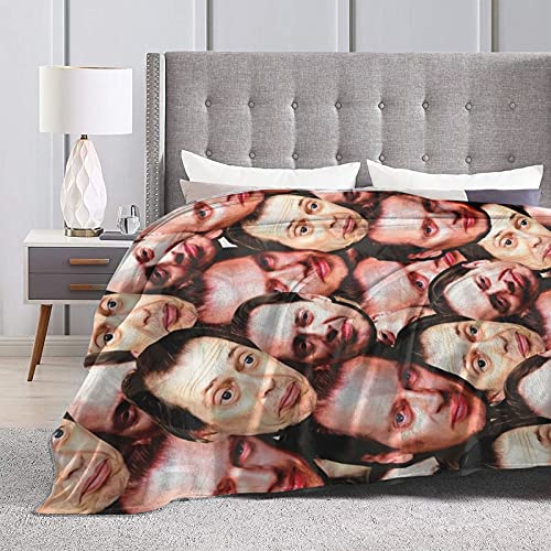 Steve Buscemi Soft and Comfortable Warm Fleece Blanket for Sofa,Office Bed car Camp Couch Cozy Plush Throw Blankets Beach Blankets (50"x40")