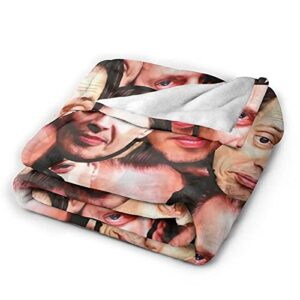 Steve Buscemi Soft and Comfortable Warm Fleece Blanket for Sofa,Office Bed car Camp Couch Cozy Plush Throw Blankets Beach Blankets (50"x40")