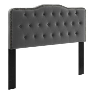 modway sophia adjustable, california king, charcoal