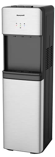 Honeywell UV Bottom-Load Tri-Temperature Water Dispenser, Silver (HWDB-1880SS)