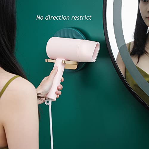 HAYAN Hair Dryer Holder for Wall, Wall Mount Bathroom Decor Blow Dryer Hanger, Hair Dryer Rack, Blow Dryer Stand for Dyson Hair Dryer & Most Hair Dryer- Green