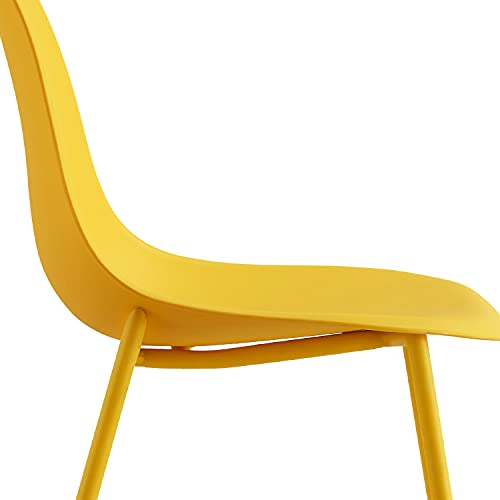 Poly and Bark Isla Chair in Sunburst Yellow (Set of 4)