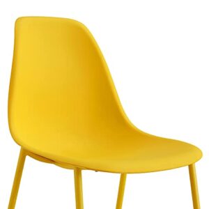 Poly and Bark Isla Chair in Sunburst Yellow (Set of 4)