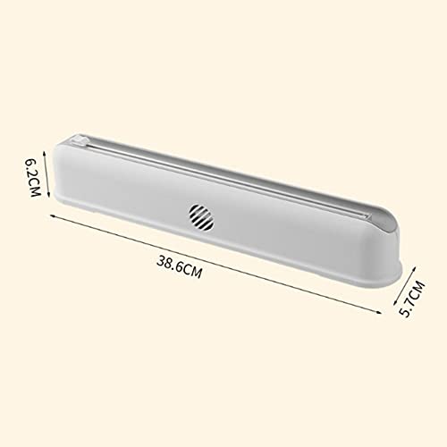 Cling Film Cutter Kitchen Cutting Box Food Wrap Dispenser Kitchen Tool Foil Cling Film Wrap Dispenser Plastic Cutter Storage Holder Kitchen Supplies