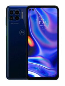 motorola one 5g uw 128gb oxford blue for verizon (renewed)