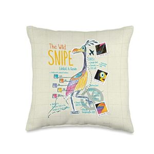 pixar disney kevin the wild snipe throw pillow, 16x16, multicolor