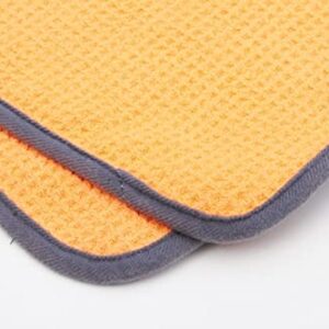 One Pass WaterBlade - Large Microfiber Cleaning Cloth - Waffle Weave Finishing Towel for Car Detailing and More - 20" by 30"