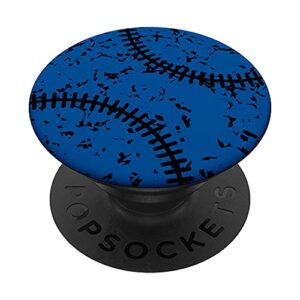 Blue Baseball PopSockets Swappable PopGrip