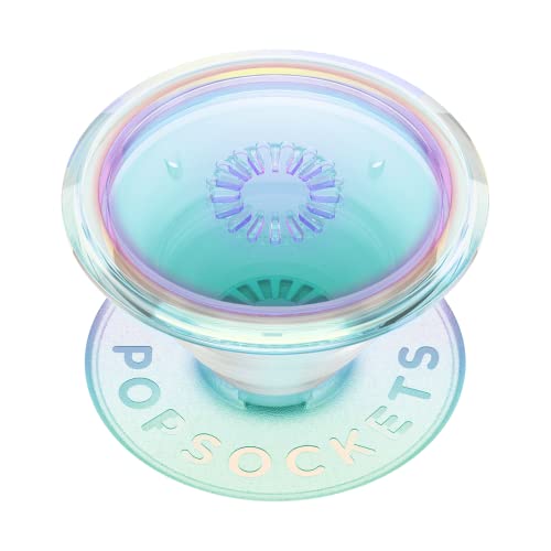 PopSockets PopGrip - Expanding Stand and Grip with Swappable Top - Clear Iridescent