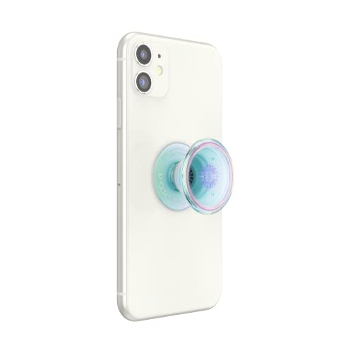 PopSockets PopGrip - Expanding Stand and Grip with Swappable Top - Clear Iridescent