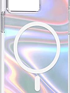 Case-Mate iPhone 13 Pro Max Case [10ft Drop Protection] [Compatible with MagSafe] Soap Bubble Phone Case for iPhone 13 Pro Max - Luxury Iridescent Swirl Effect, Slim, Shock Absorbing, Anti Scratch