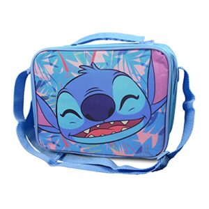 Classic Disney Lilo and Stitch Lunch Bag Bundle For Toddlers Kids - Lilo and Stitch Insulated Lunch Box Set With Tsum Tsum Stickers (Lilo and Stitch School Supplies)