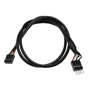 bairong usb internal motherboard header cable usb 9pin male to female internal motherboard header cable