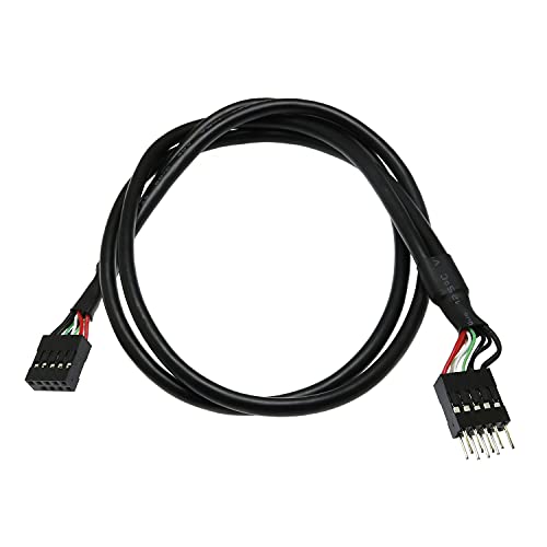 BAIRONG USB Internal Motherboard Header Cable USB 9pin Male to Female Internal Motherboard Header Cable