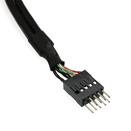 BAIRONG USB Internal Motherboard Header Cable USB 9pin Male to Female Internal Motherboard Header Cable