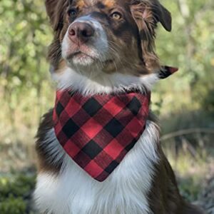 Native Pup 3-Pack Plaid Dog Bandanna (Small, Mixed)