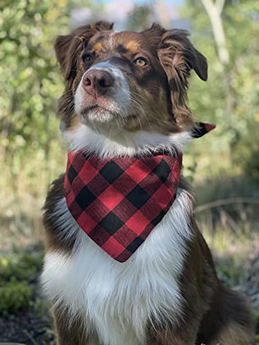 Native Pup 3-Pack Plaid Dog Bandanna (Small, Mixed)