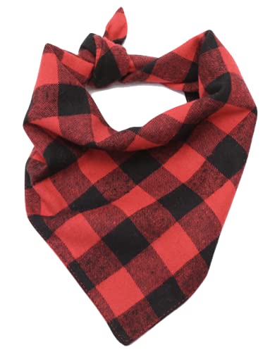 Native Pup 3-Pack Plaid Dog Bandanna (Small, Mixed)