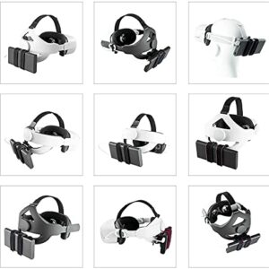 SINWEVR Power Bank Battery Strap Holder Compatible for Quest 2 / Quest/HTC Vive/Other 3rd Party Head Strap,Extending VR Game Playing Time(Power Bank Not Included)